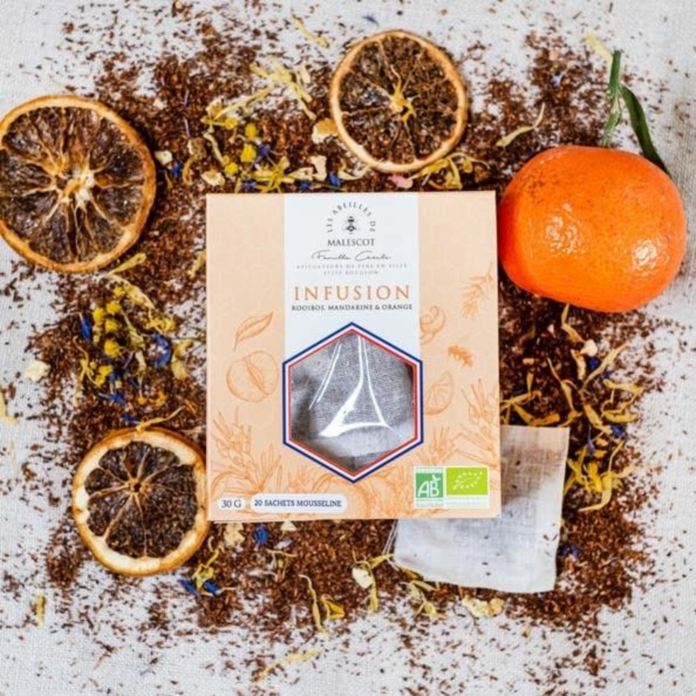 Infusion rooibos bio mandarine et orange | Truffaut