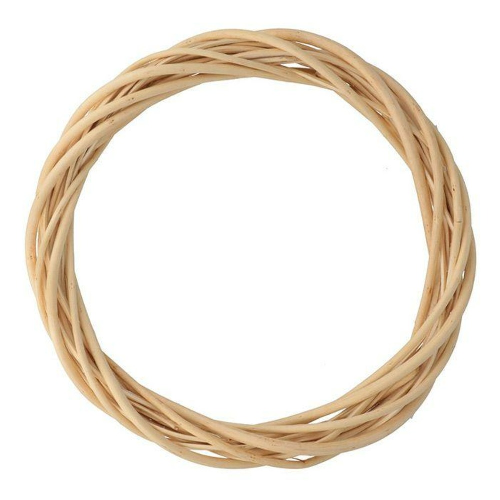 Couronne décorative en osier 25 cm | Truffaut