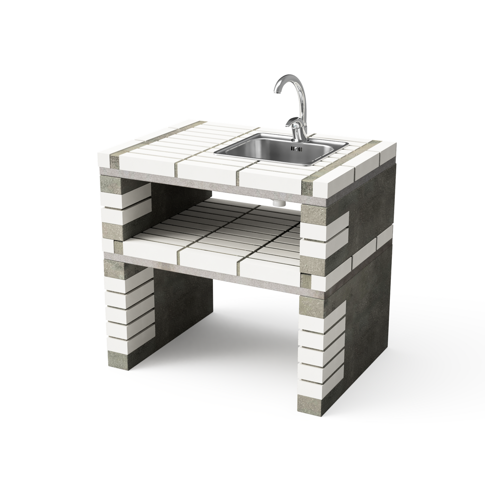 California plus xl module avec évier & robinet | Truffaut