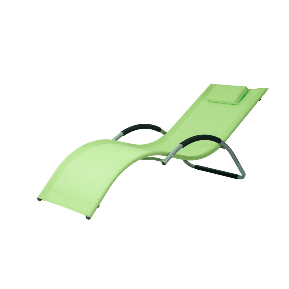 Transat aluminium et toile pvc vert antibes | Truffaut