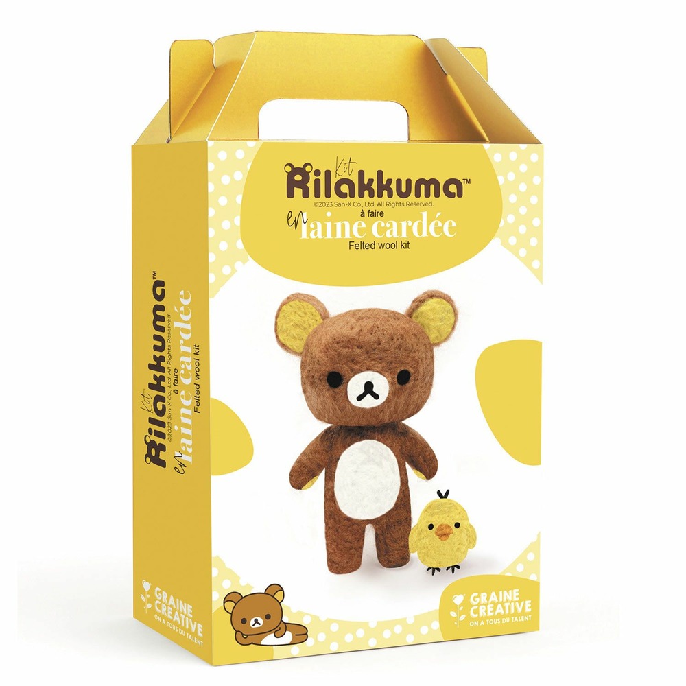 Coffret diy laine cardée rilakkuma | Truffaut