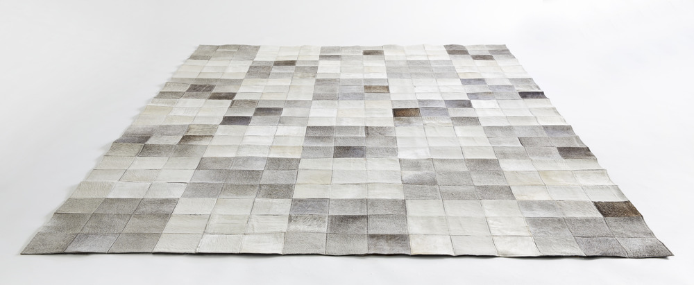 Tapis patchwork effet damier | Truffaut