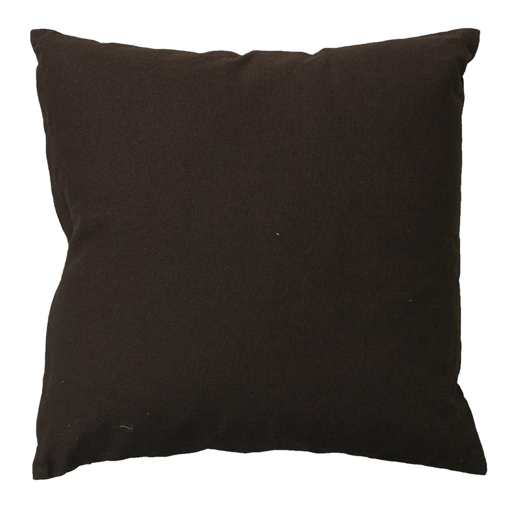 Coussin déhoussable uni en coton | Truffaut
