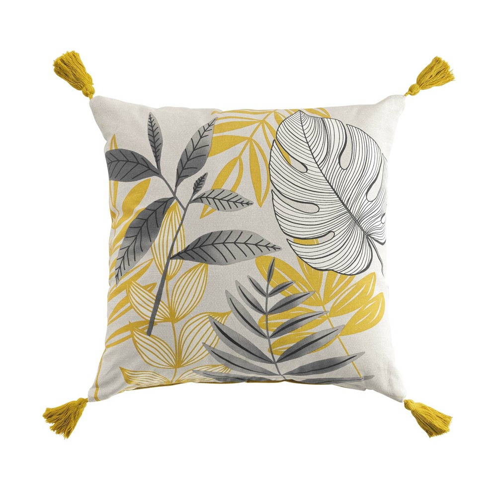 Coussin déhoussable au style nature | Truffaut