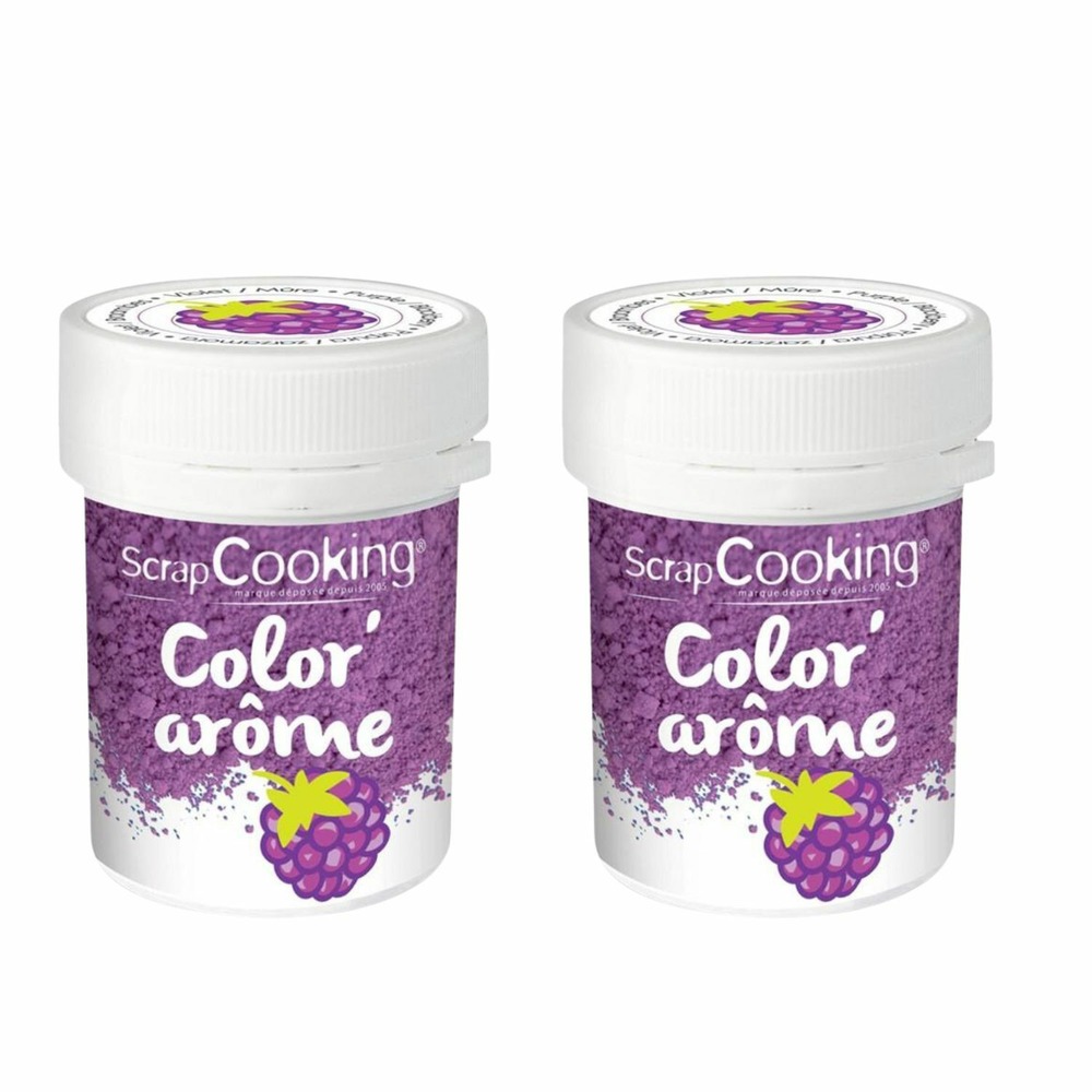 Colorant alimentaire violet arôme mûre 20 g | Truffaut