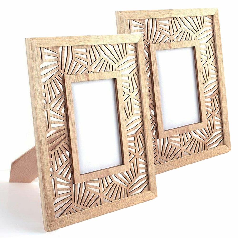 2 cadres photo ajouré 24 x 29 cm - végétal | Truffaut