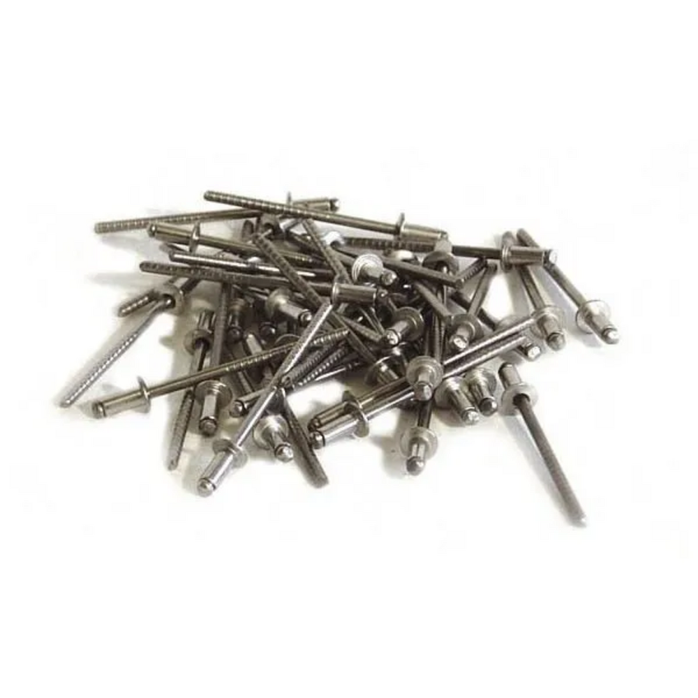 50 rivets acier / acier à tête plate ø 4,8 x 20 mm | Truffaut