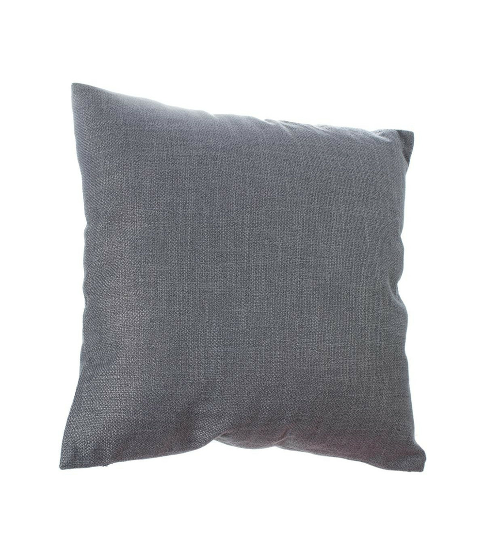 Coussin déhoussable gris foncé 40 x 40 cm | Truffaut