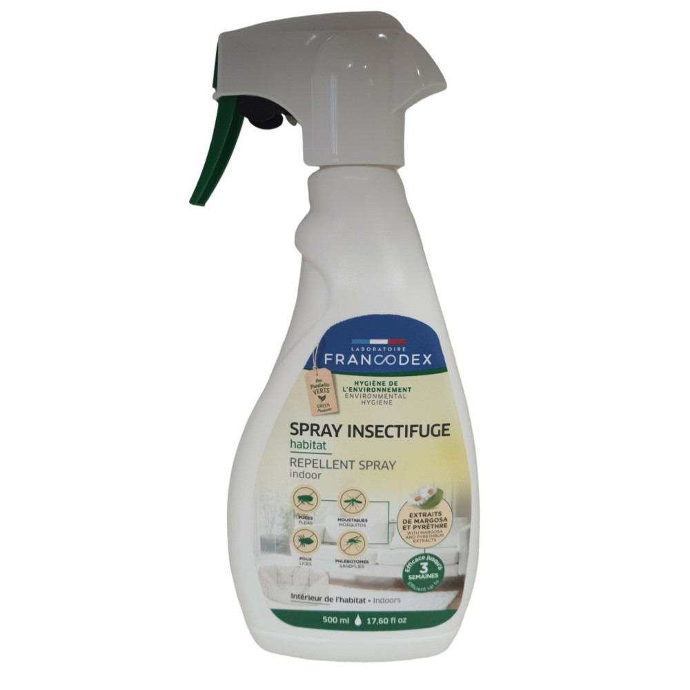 Spray insectifuge 500 ml traitement antiparasitaire pour l'habitat ...