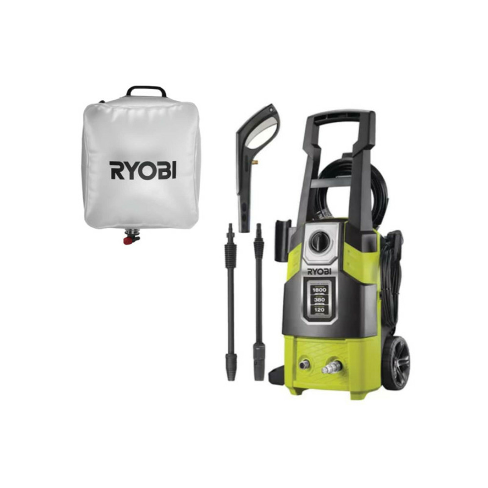 Pack ryobi nettoyeur haute pression 120 bars - 1800w - rpw120b - poche ...