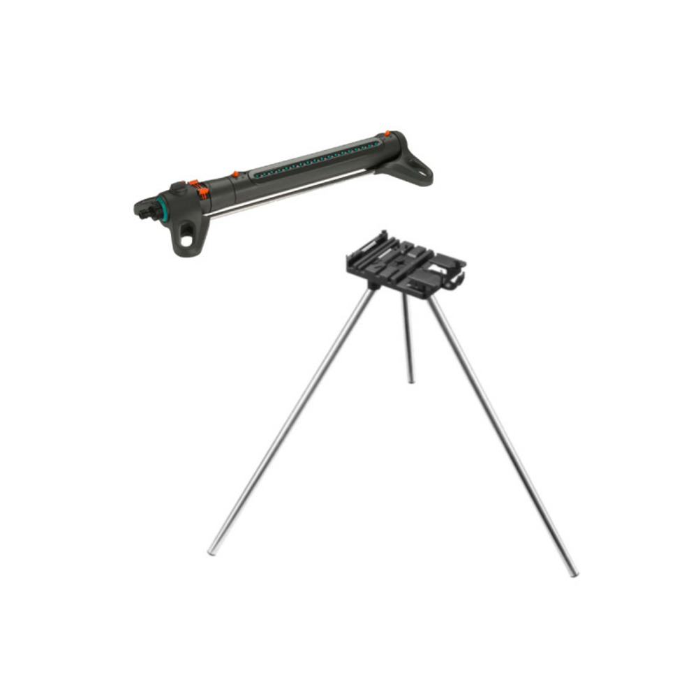 Pack gardena - arroseur oscillant aquazoom l - trépied d'arroseur ...