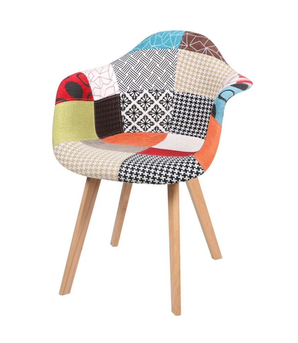 Fauteuil patchwork colors | Truffaut