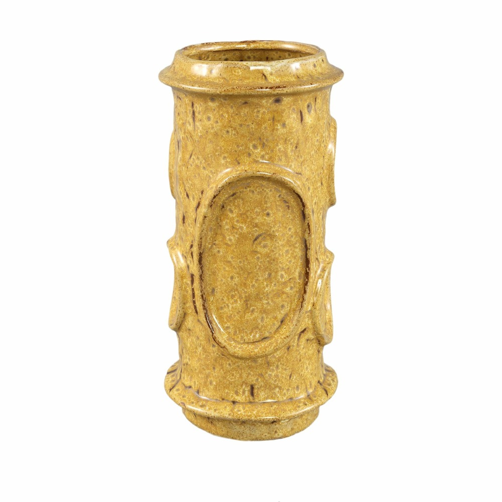 Ptmd pot de fleurs gregorie - 12x12x24 cm - céramique - jaune | Truffaut