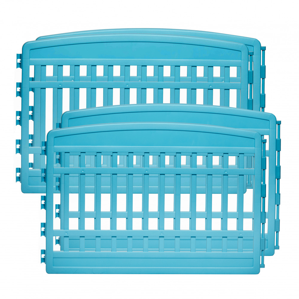 Lot de 4 Panneaux/Rallonges pour Parc à chiens, chats, Lapins avec ...