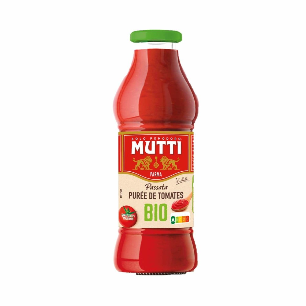 Purée de tomates passata bio - mutti | Truffaut