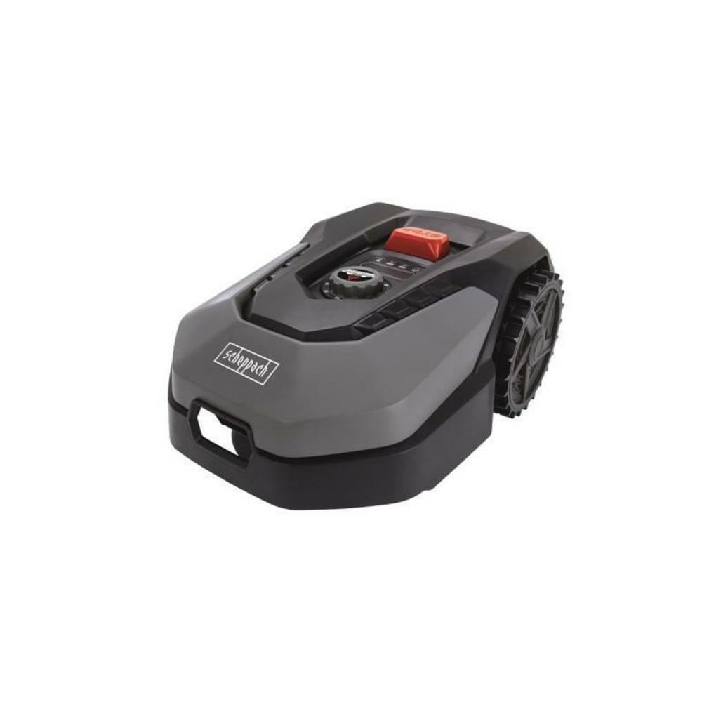 Robot tondeuse connecté 400m2 scheppach rlm500w (avec station de ...
