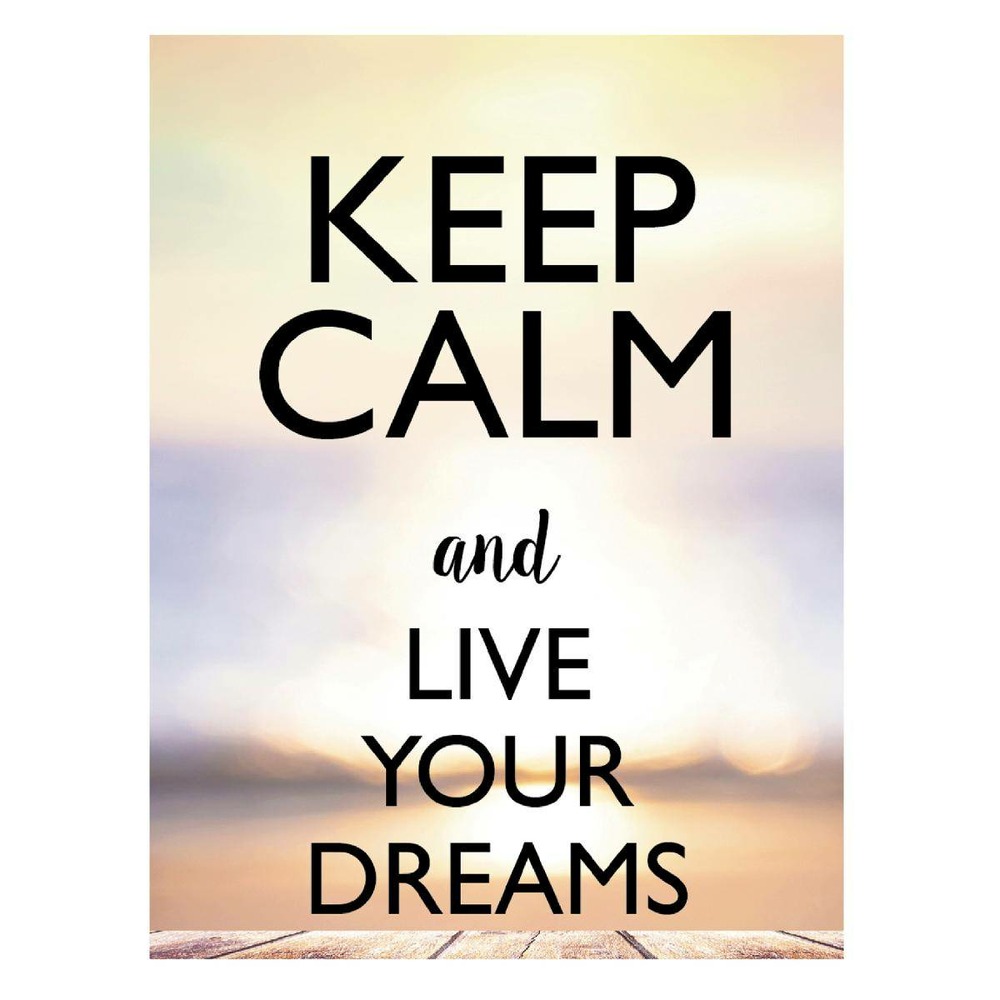 Sticker texte keep calm 30x40 | Truffaut