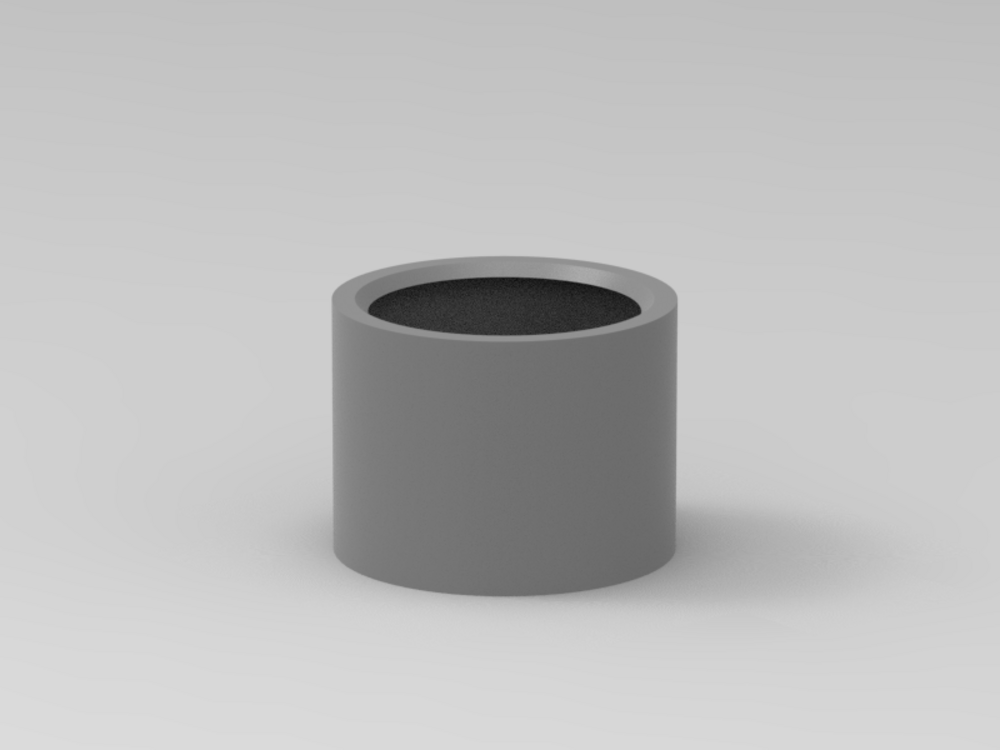 Pot de fleurs extérieur rodeo - gris souris - ø 600 x 450 mm | Truffaut