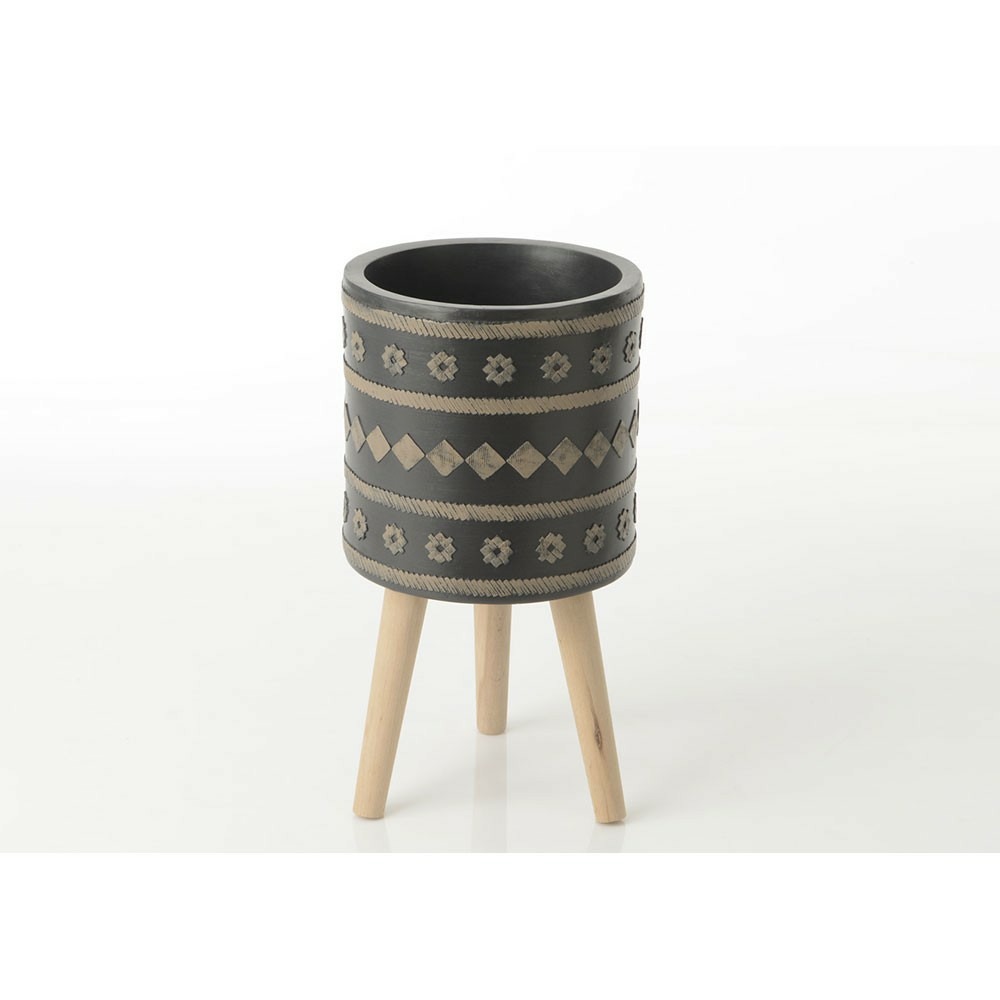 Cache-pot sur pied spicy hauteur 31 | Truffaut
