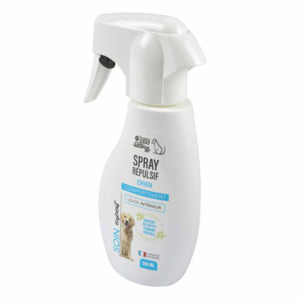 Spray répulsif pour chien "soin expert" 200ml blanc | Truffaut