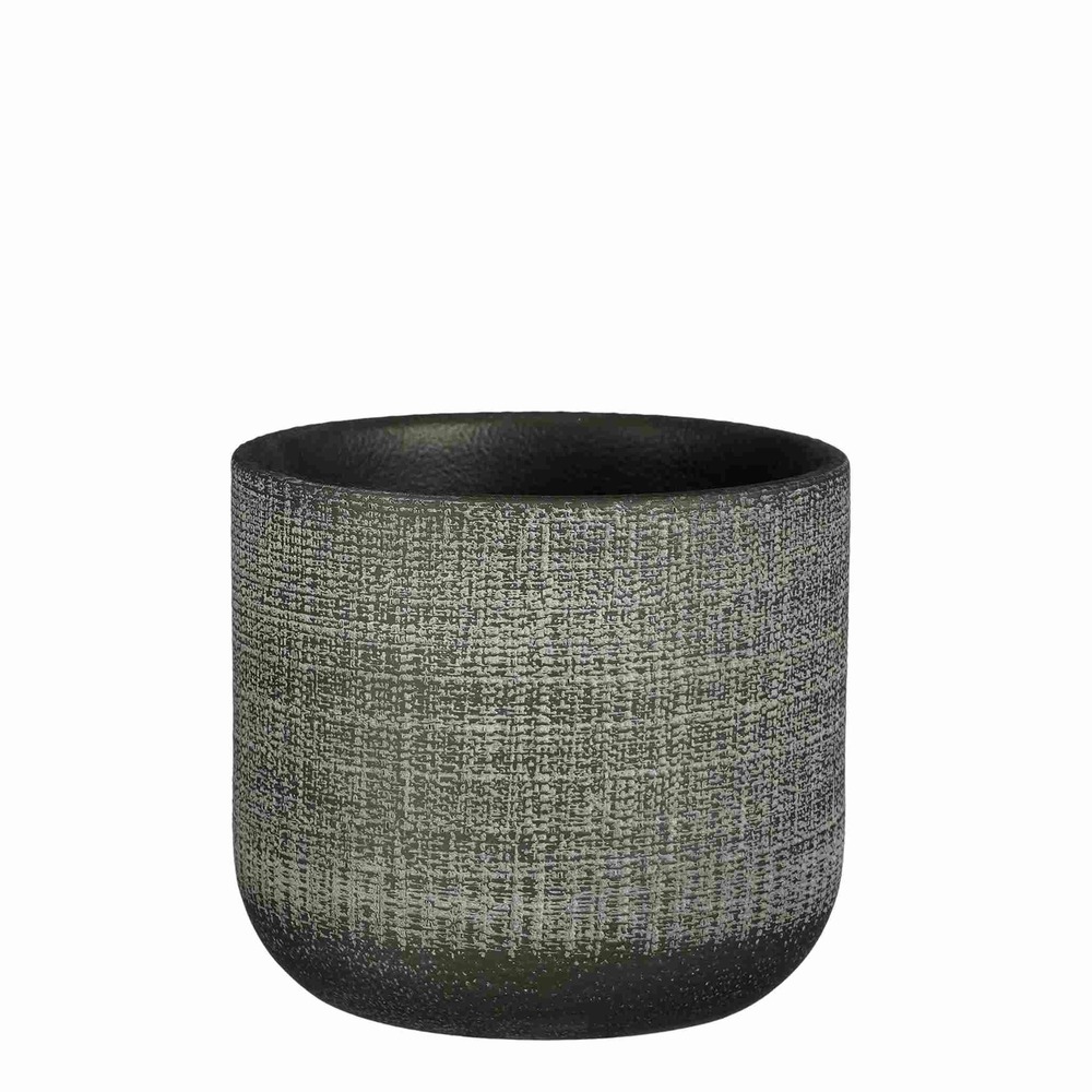 Mica decorations pot de fleurs florian - 18x18x16 cm - terracotta ...