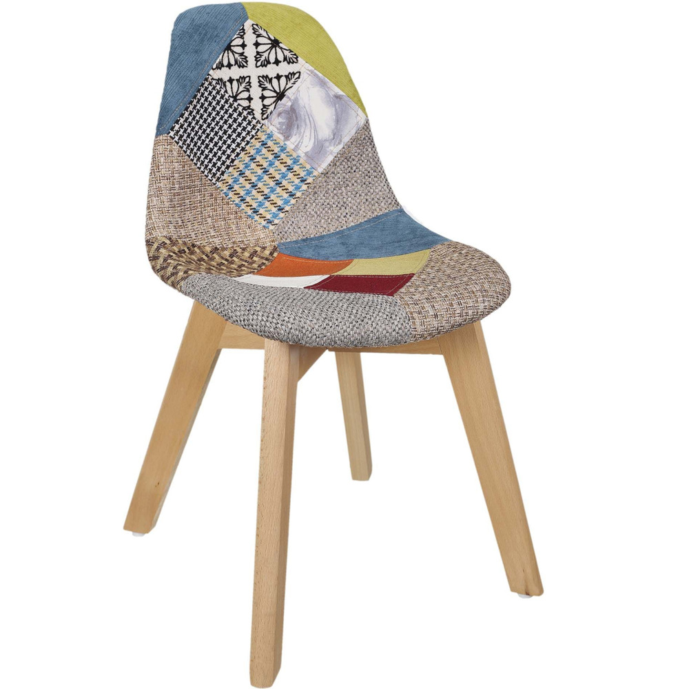Chaise enfant tissu patchwork | Truffaut