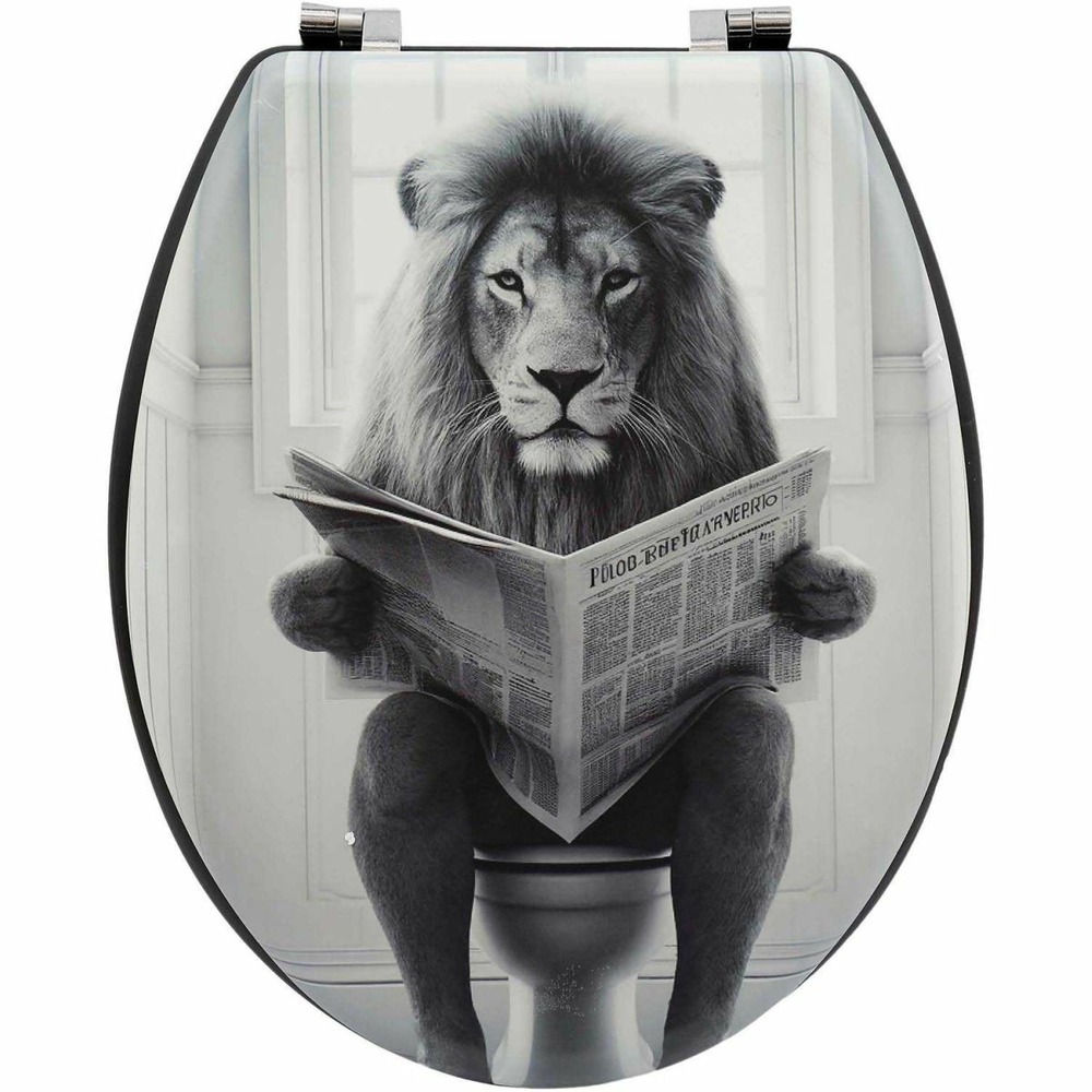 Abattant wc original en pvc animal toilet lion modèle 1 | Truffaut