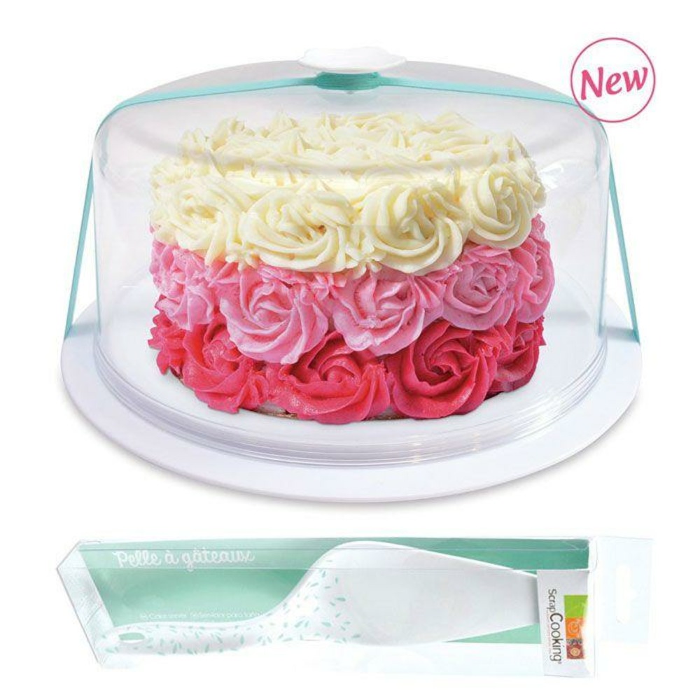 Cloche à gâteaux ø 28,5 cm + pelle à gâteau | Truffaut