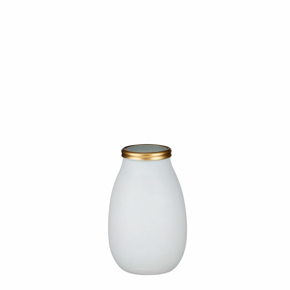 Mica decorations lanterne tavio - 18x18x28 cm - verre - blanc | Truffaut