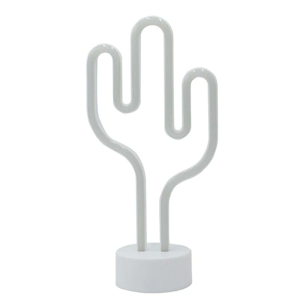 Lampe néon sans fil led cactus neon vert | Truffaut