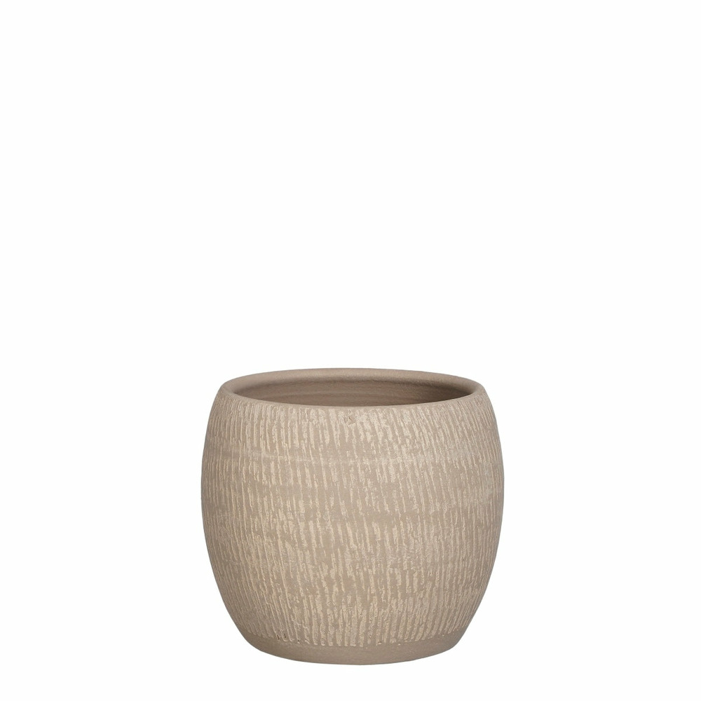 Mica decorations pot de fleur morgan - 20x20x18 cm - terre cuite ...