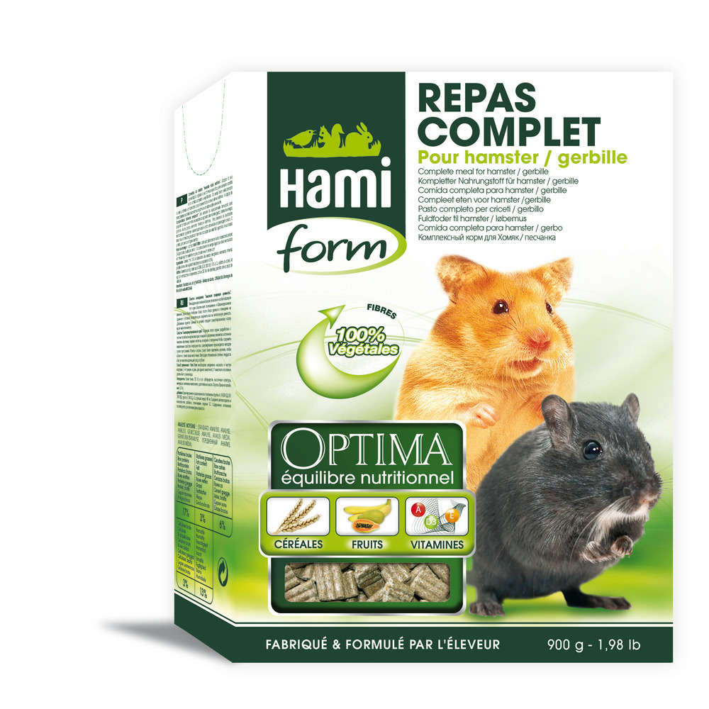 Repas complet pour hamster : 900gr Hami Form | Truffaut