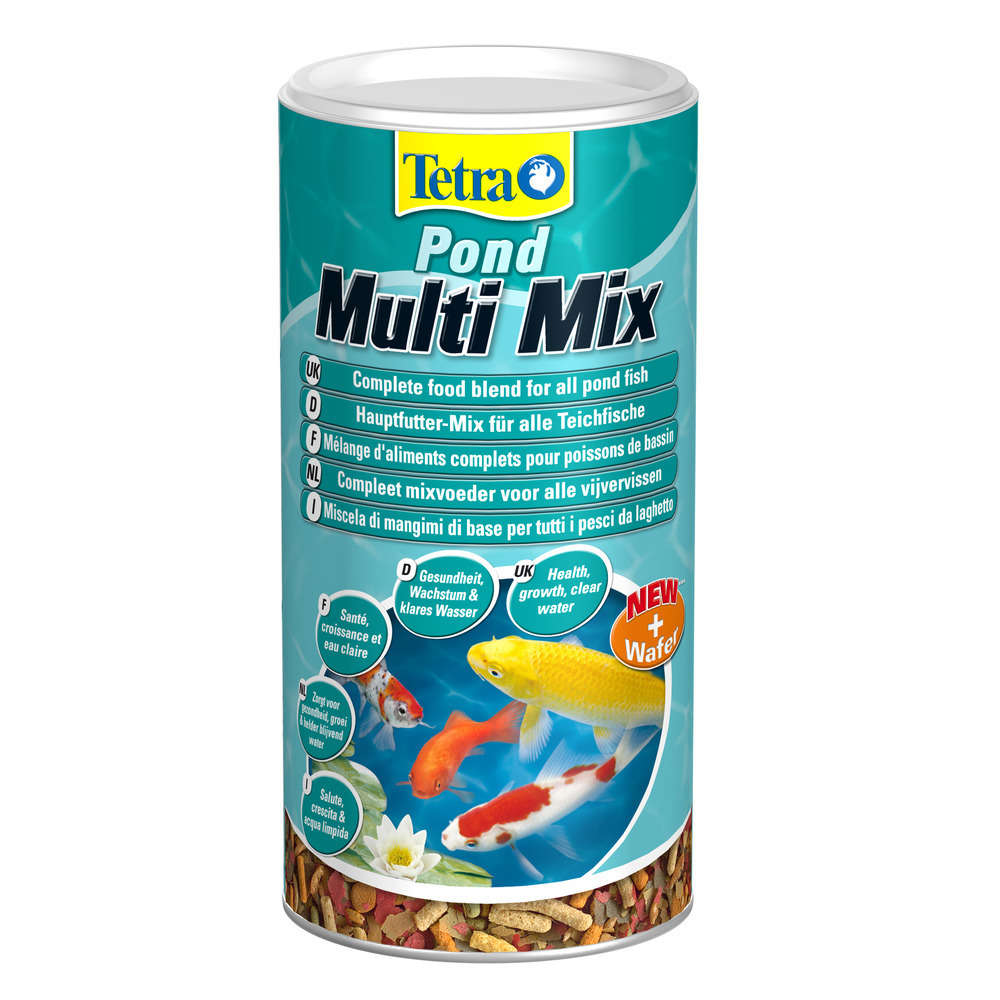 Aliment pour poissons de bassin Tetrapond multimix : 1L Tetra | Truffaut