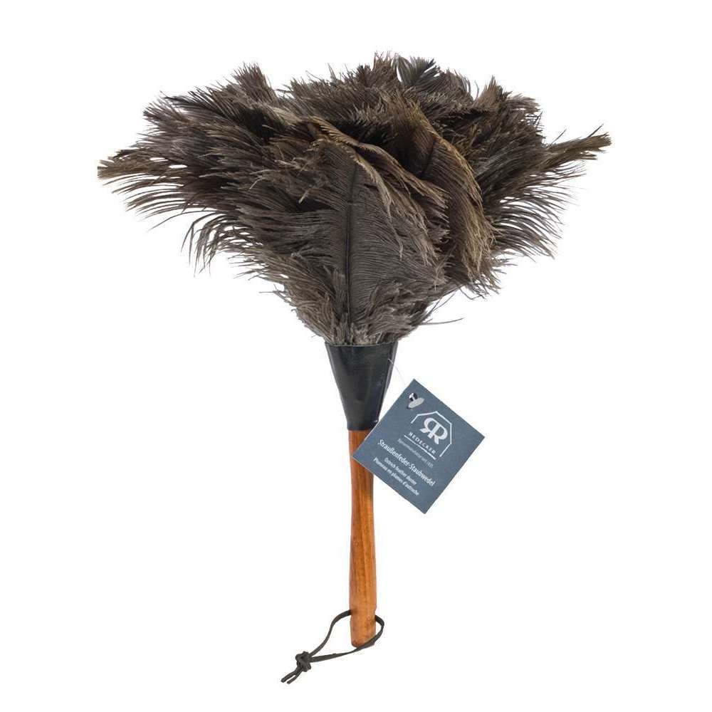 Plumeau en plumes d'autruche L. 35 cm Redecker | Truffaut