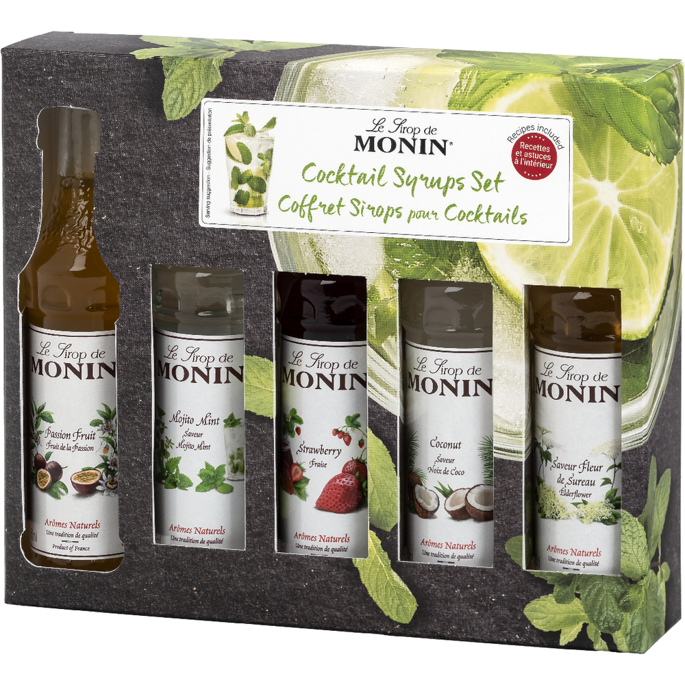 Coffret Cocktail: 5 sirops assortis (5cl) | Truffaut