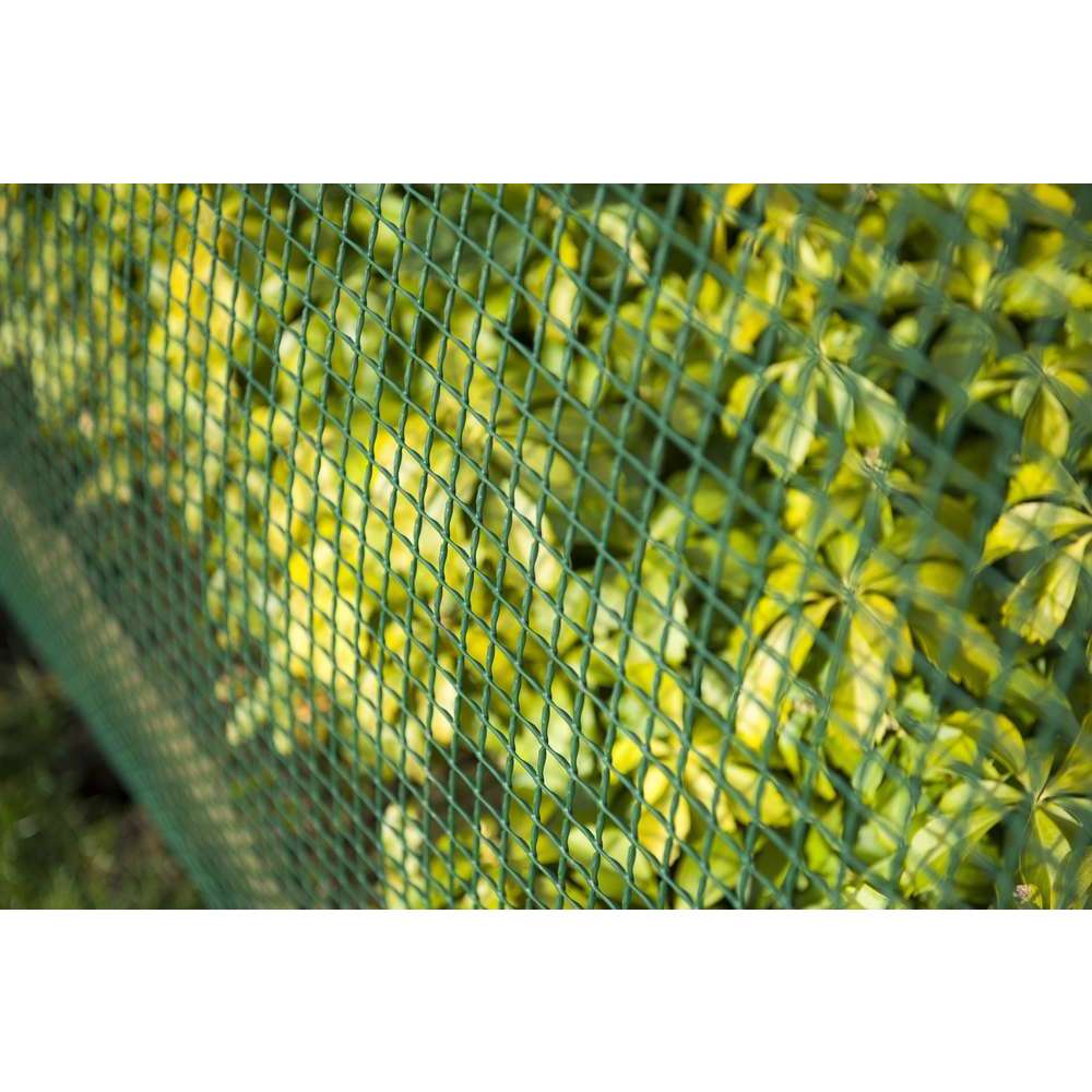 Grillage pour balcon en HDPE (maille 10x10mm), vert - l.300 cm Nature ...