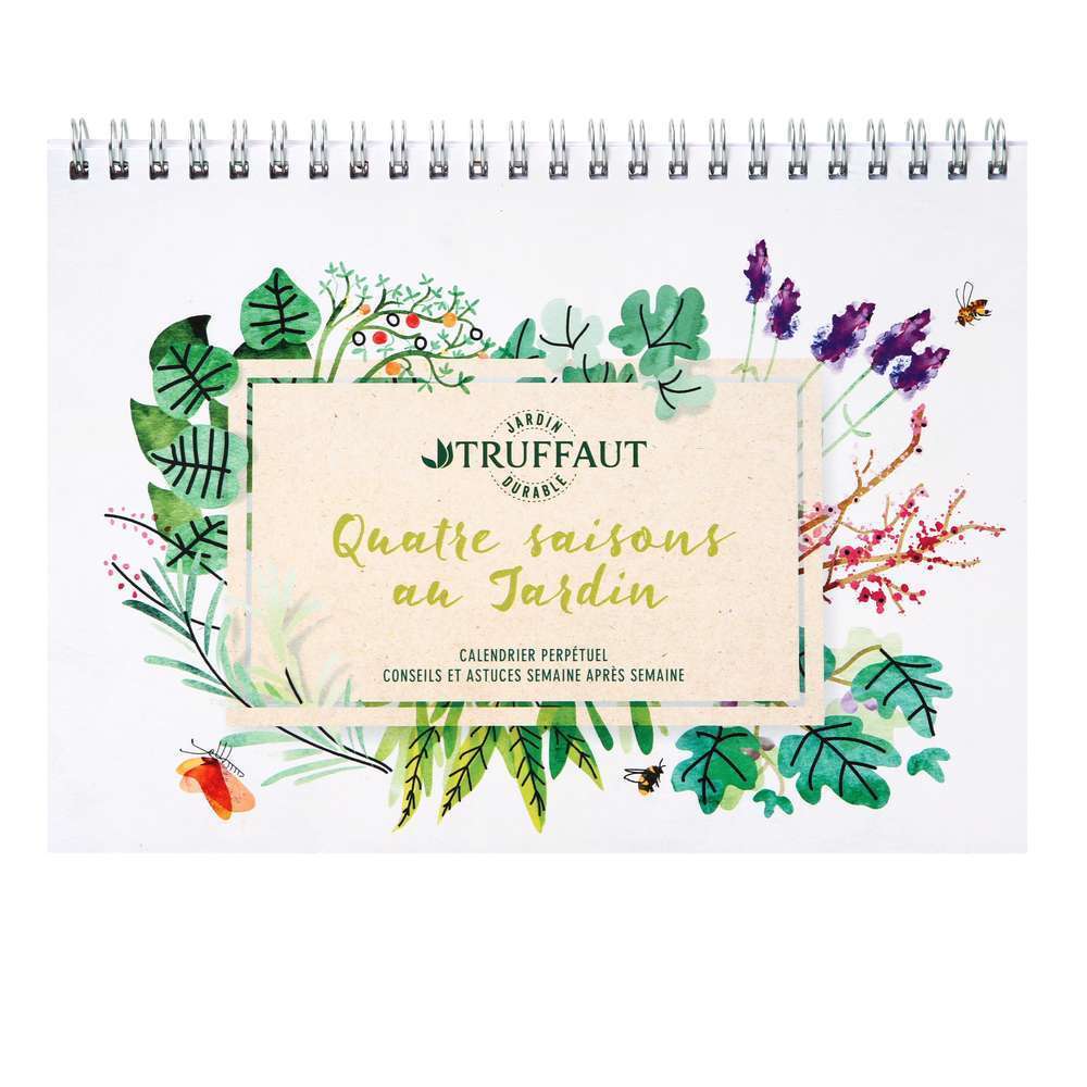 Calendrier perpétuel 'Quatre saisons au jardin' TRUFFAUT JARDIN DURABLE ...