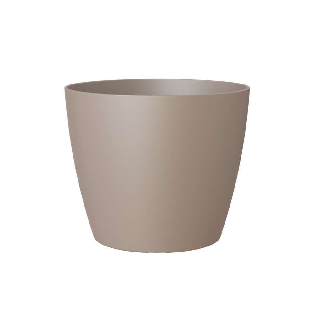 Cache-pot d'intérieur San Remo en plastique taupe Ø9cm Artevasi | Truffaut