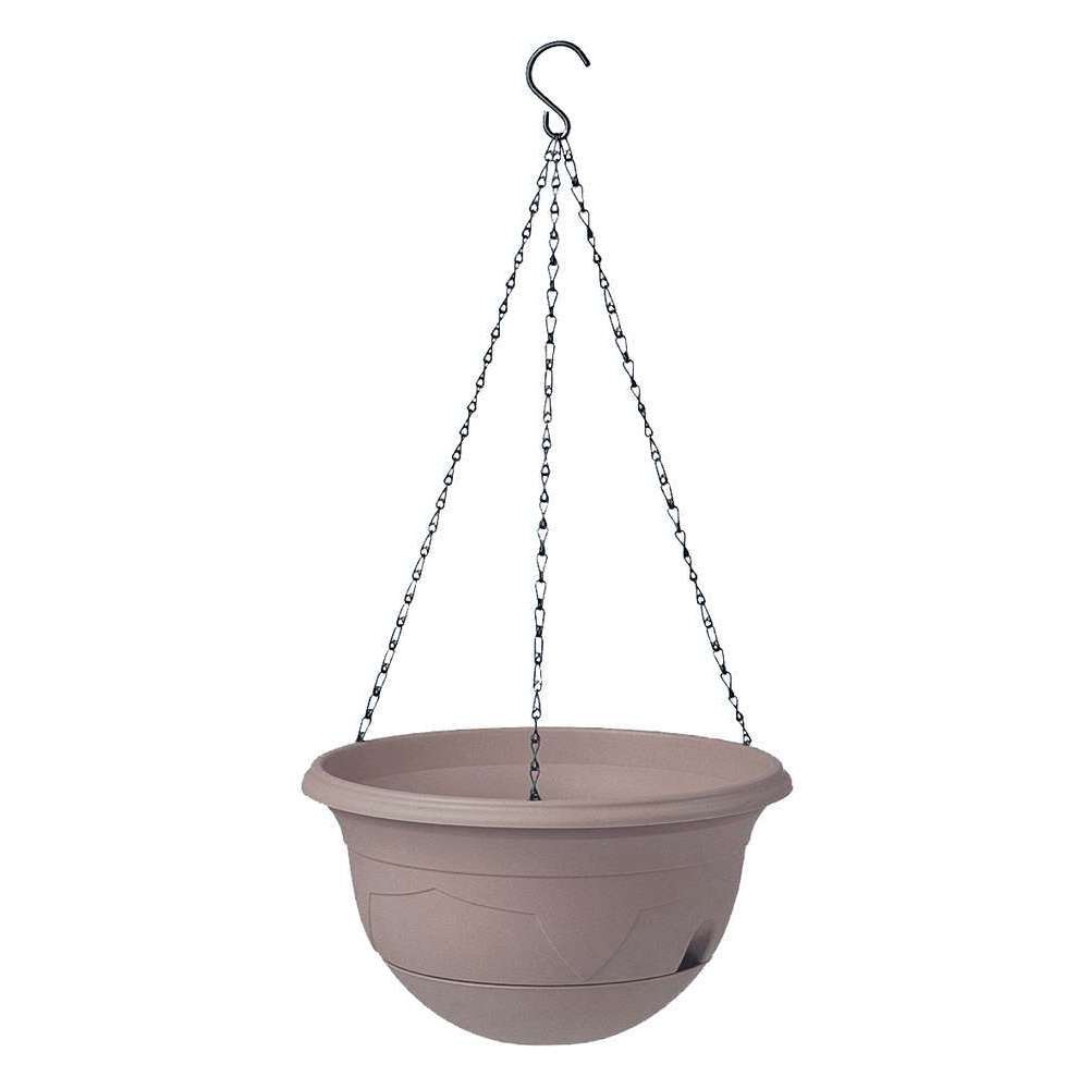 Suspension Pot Millésia Ø28cm à réserve d'eau - Taupe | Truffaut