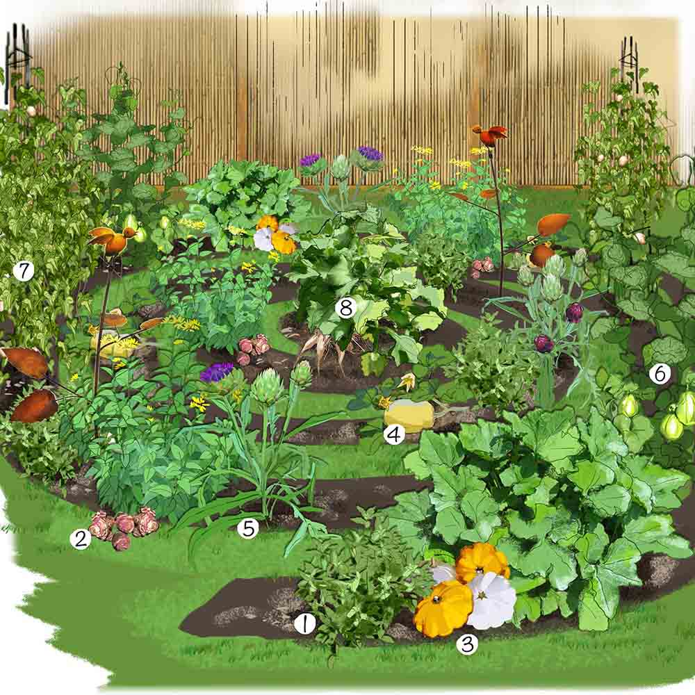 Potager original - Idées d'aménagement | Truffaut